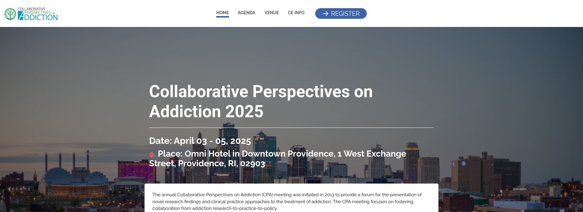 Collaborative Perspectives on Addiction 2025